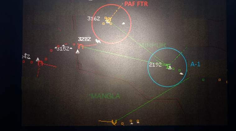 IAF puts out radar images to show how it downed Pak F-16 | India News ...