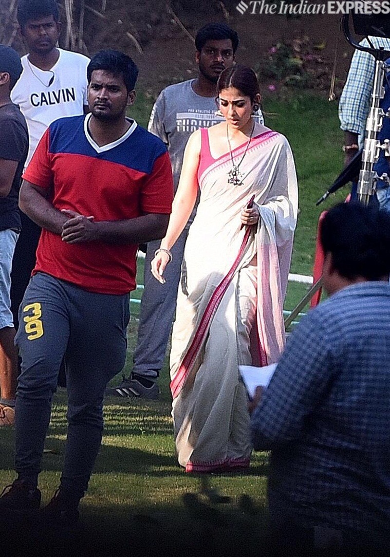 Rajinikanth and Nayanthara shoot for a cricket sequence in Darbar, see ...