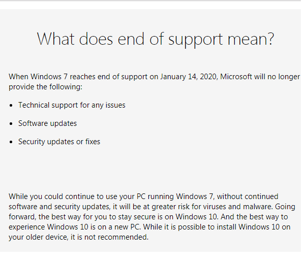 Windows 7 support is ending, Microsoft reminds consumers time to get ...