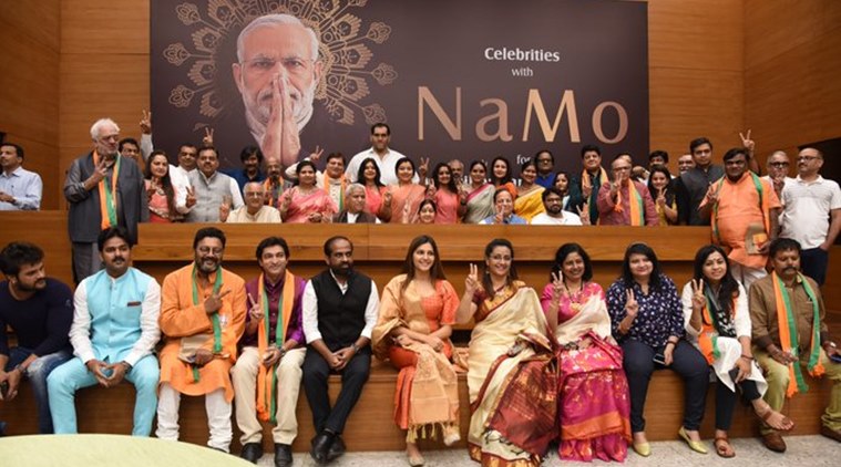 Celebrities with NaMo: Film personalities come together in support of ...