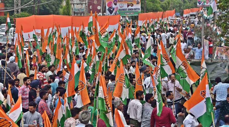 Congress workers put on brave face despite gloomy exit poll projections ...