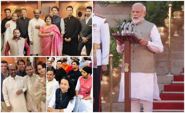 The who’s who of Indian film industry descend at PM Modi’s swearing-in ...
