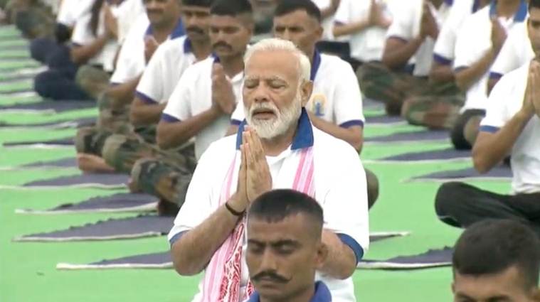 PM Narendra Modi on International Yoga Day: Yoga goes beyond colour ...