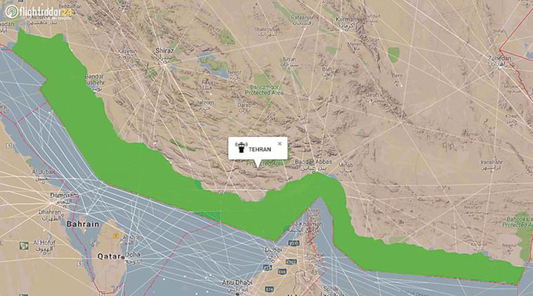 Indian carriers to avoid flying in affected areas of Iran airspace ...