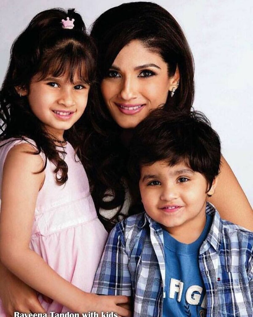 Raveena Tandon celebrates son Ranbir Vardhan’s birthday | Entertainment ...