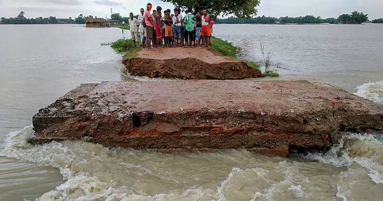 Bihar floods: Six districts under water, over a lakh displaced; NDRF ...