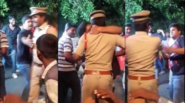 Hyderabad: Drunk man hugs, kisses police officer on duty, booked ...