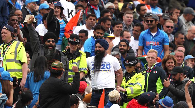 World Cup 2019: Fans ejected from stadium after political protest ...