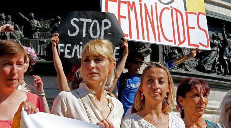 Hundreds protest in Paris against deadly domestic violence | World News ... Hundreds protest in Paris against deadly domestic violence | World News ...