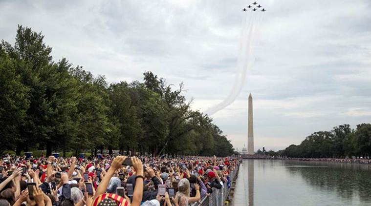 Donald Trump celebrates 4th of July with massive military parade ...