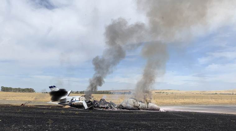 Jet catches fire in Northern California; 10 aboard unhurt | World News ...