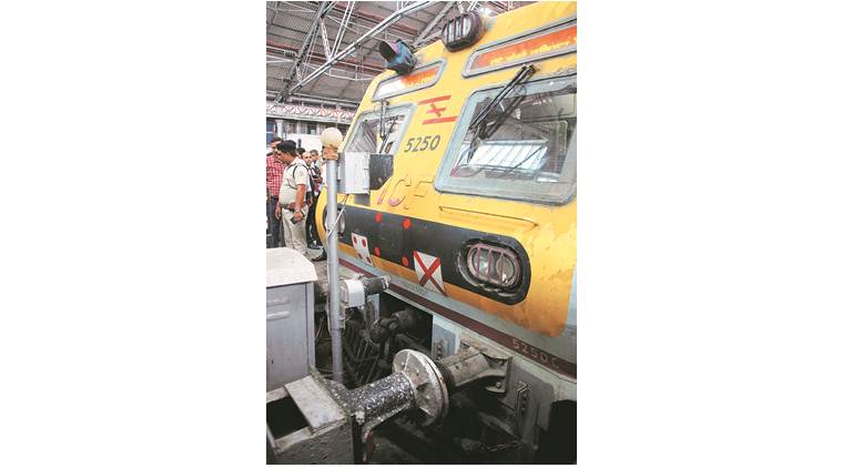 Mumbai suburban train hits buffer at CSMT | Mumbai News - The Indian ...