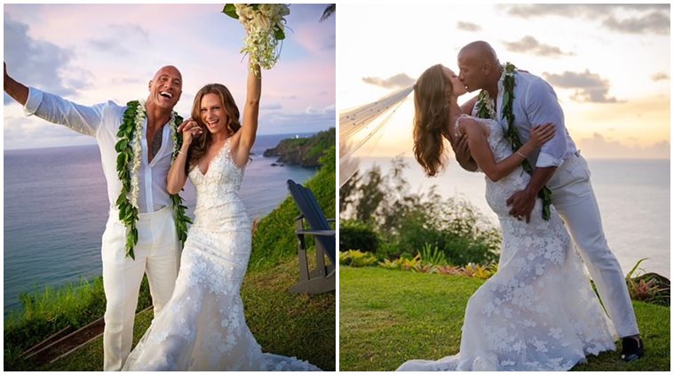 Dwayne Johnson marries Lauren Hashian in Hawaii | Hollywood News - The ...