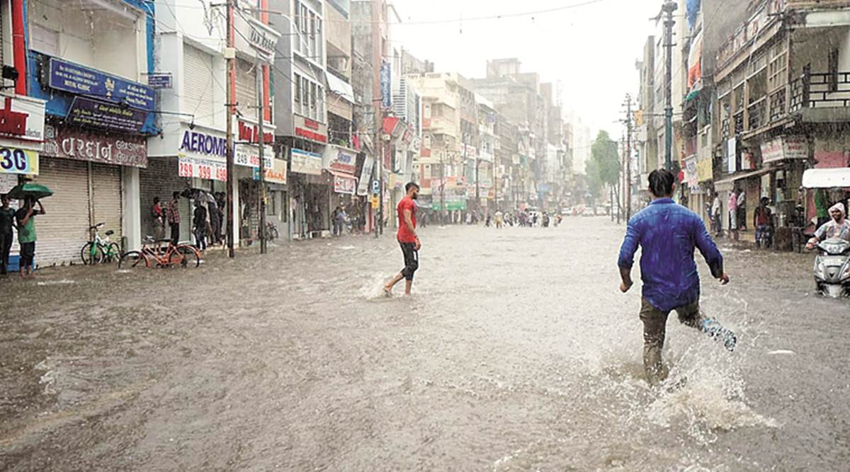 30 labourers in Rajkot rescued as state sees 106% of average rainfall ...