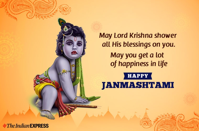 Happy Krishna Janmashtami Wishes Images 2020: Janmashtami Wishes Status ...