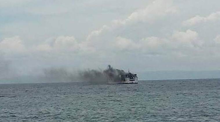 Philippine ferry fire kills 2, more than 100 people rescued | World ...