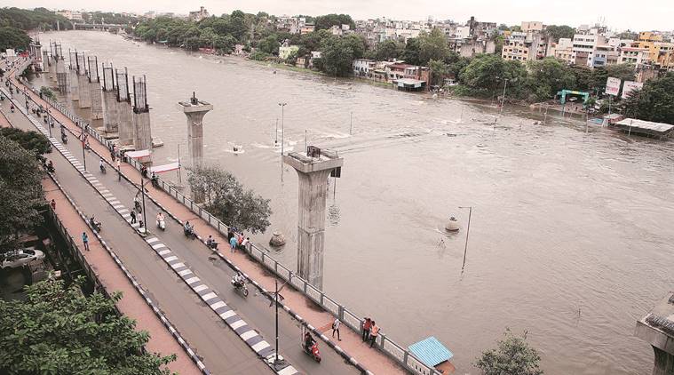 Pune: Bhide bridge goes under water as rain batters catchment areas ...