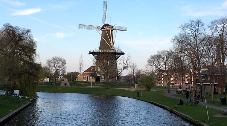 Let’s go Dutch: Gazing at the city of Leiden through the spokes of the ...