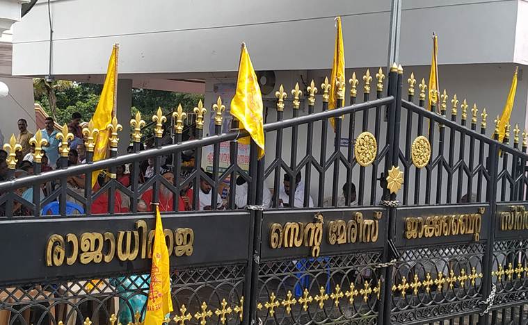 Kerala: Tension at Piravom church as two Christian factions fight for ...