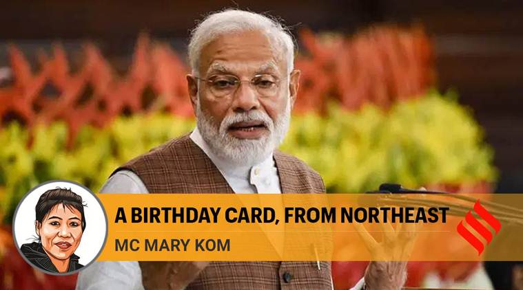 A birthday card for Prime Minister Narendra Modi, from Northeast | The ...