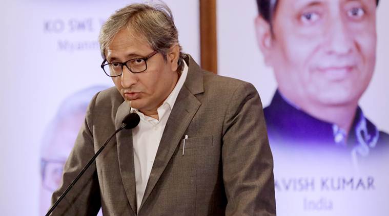 Ravish Kumar receives 2019 Ramon Magsaysay Award, says Indian media in ...