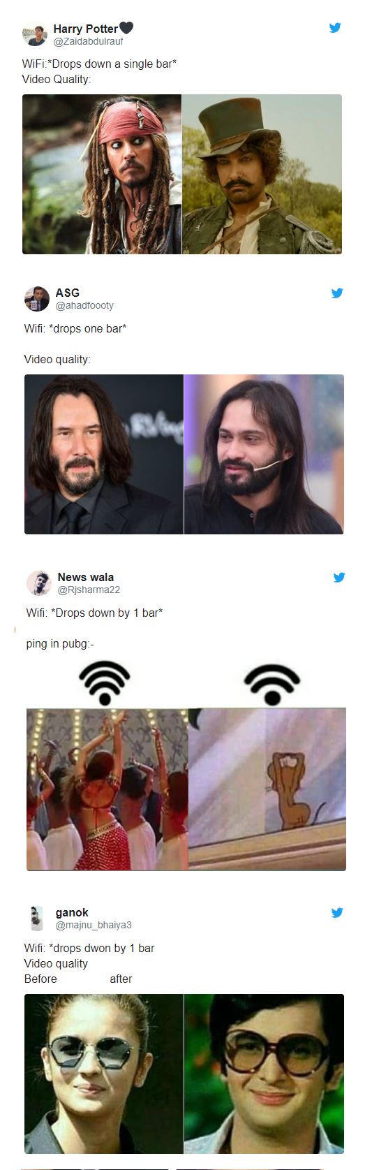 Hilarious memes show how a drop in one bar of WiFi signal changes ...