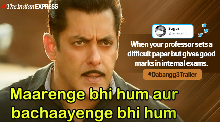 Memes based on Salman Khan’s Dabangg 3 trailer take social media by storm | Trending News - The ...