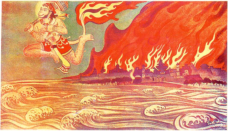 What happened when the dauntless Hanuman met the fish-tailed daughter ...