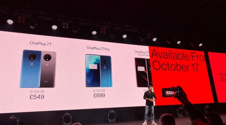 OnePlus 7T Pro Launch Highlights: OnePlus 7T, 7T Pro and 7T Pro McLaren ...