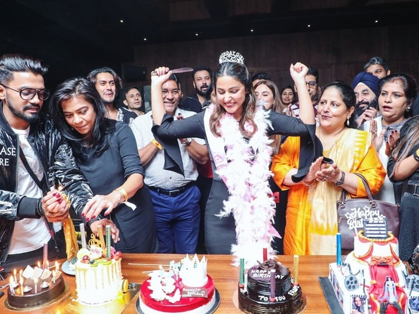 Inside Hina Khan’s birthday bash | Entertainment Gallery News, The ...