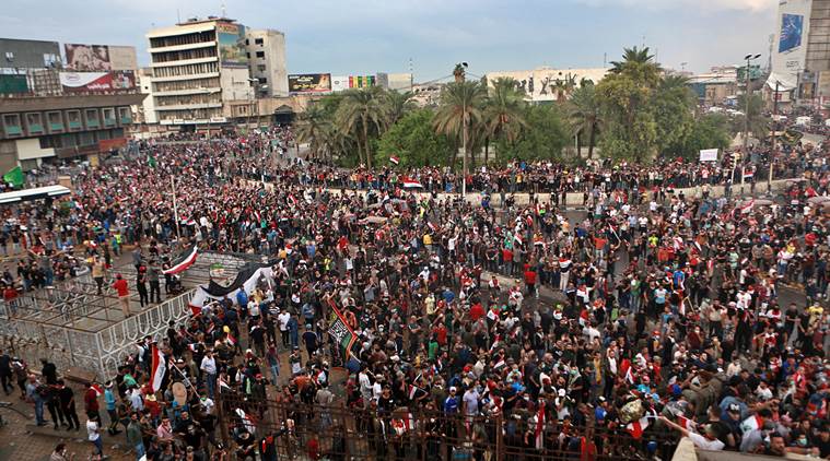 At least 40 killed as fresh protests engulf Iraq | World News - The ...
