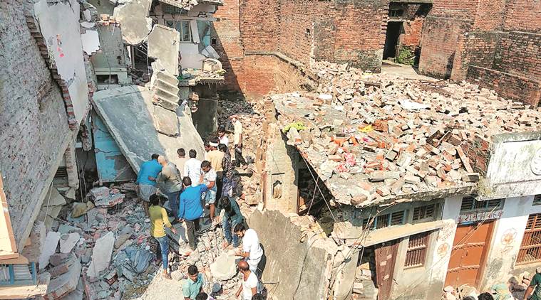 Cylinder blast brings building down in Uttar Pradesh’s Mau, leaves 13 ...