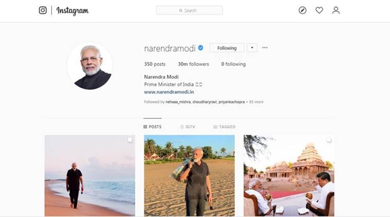 PM Modi, most followed global leader on Instagram, crosses 30-million ...
