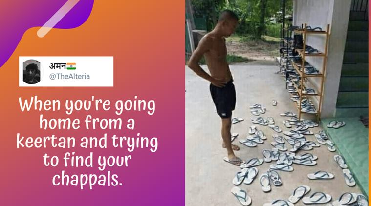 This photo of a man trying to find his slippers is the latest template ...