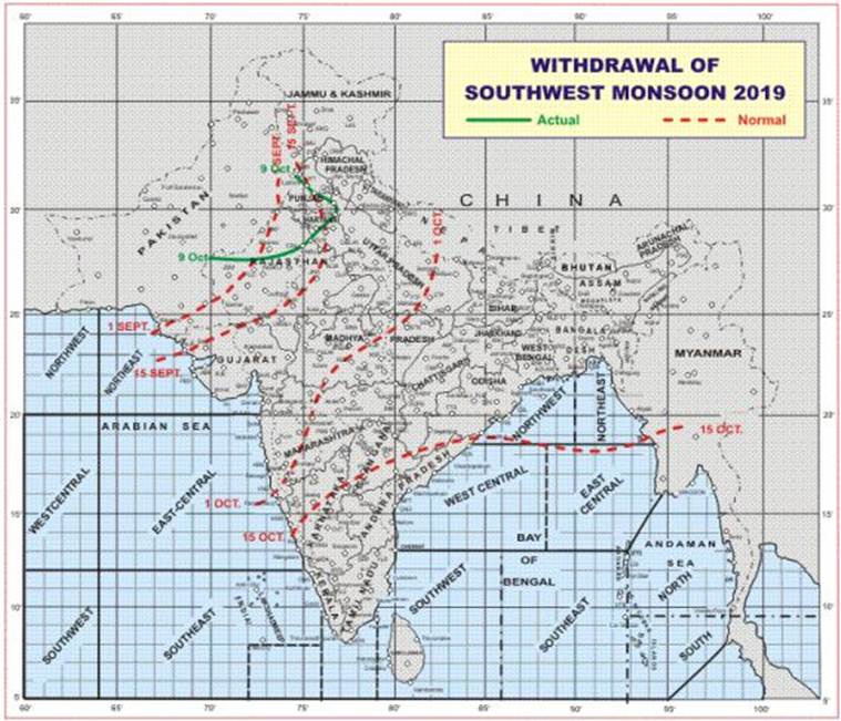 Most delayed monsoon withdrawal since 1961, finally commences: IMD ...