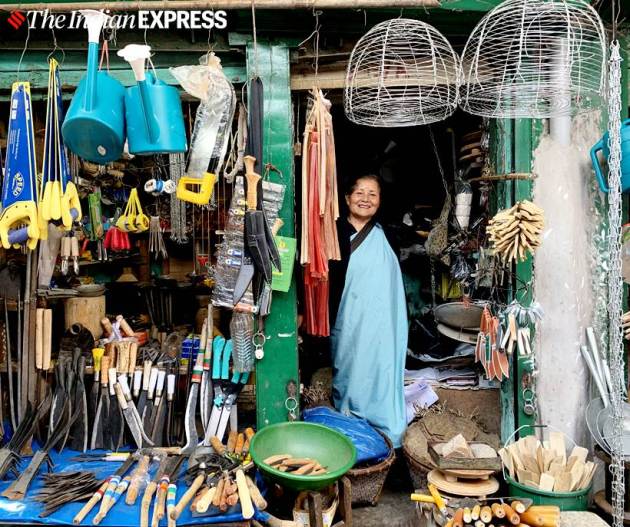 In Lewduh, Shillong’s oldest market, it’s a constant trade with the ...