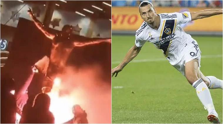 Angry fans vandalise Zlatan Ibrahimovic’s bronze statue in Malmo ...