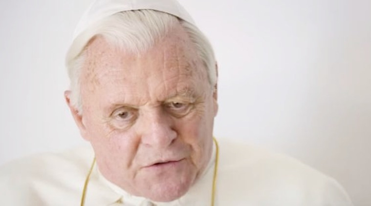 The Two Popes trailer: Anthony Hopkins is riddled with doubt as Pope ...