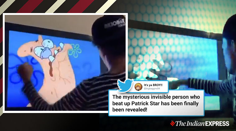 Video of man recreating Patrick Star’s invisible fight from SpongeBob ...