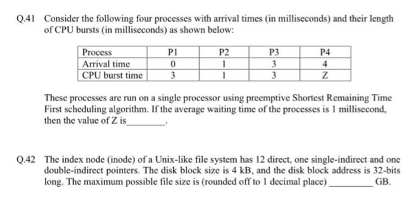 GATE 2020 computer science sample papers | Education Gallery News, The ...