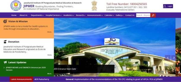 JIPMER PG 2020 admit card released: Website to download | Education ...