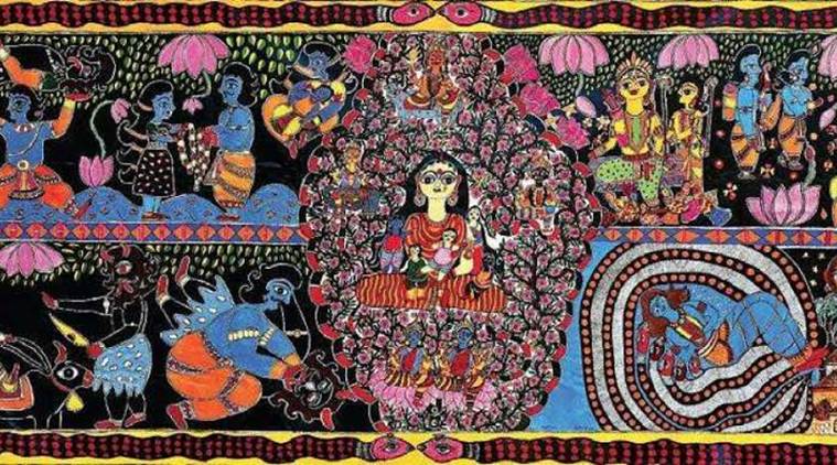 Bihar govt uses traditional paintings and murals to beautify Patna ...