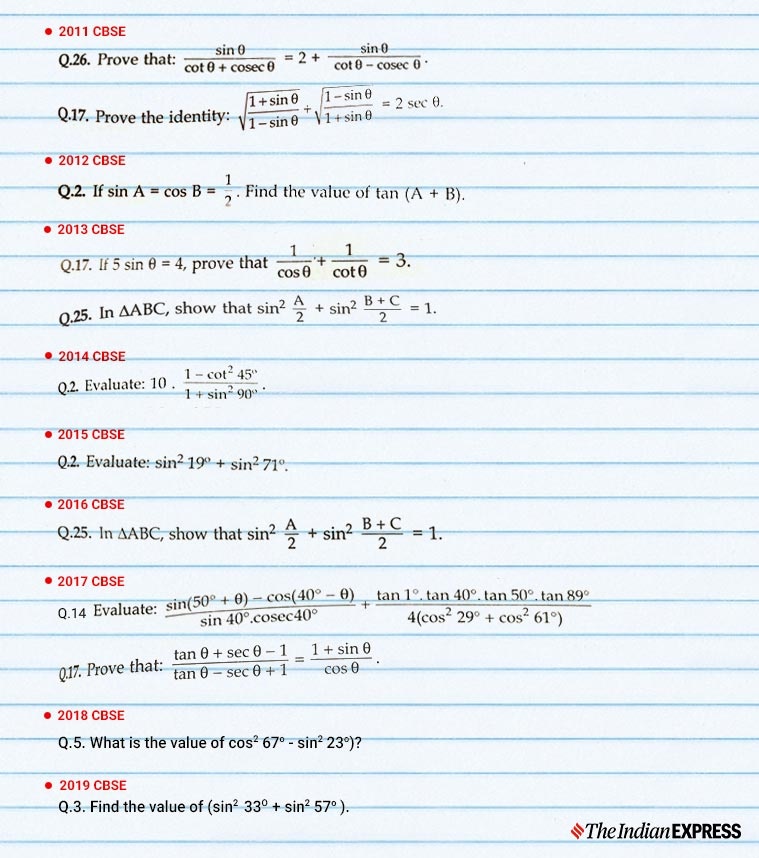 Cbse Class 10th Maths Sample Question Paper 2020 With Solution Free Cbse Class 10th Maths Sample Question Paper 2020 With Solution Free