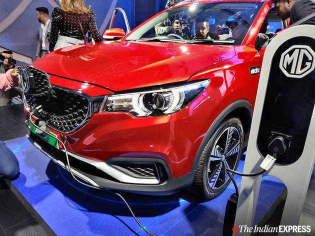 MG ZS EV, MG Motors’ first electric car for India, launched ...
