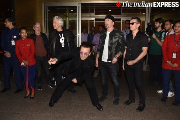 U2 arrives in Mumbai for their maiden India concert | Entertainment ...