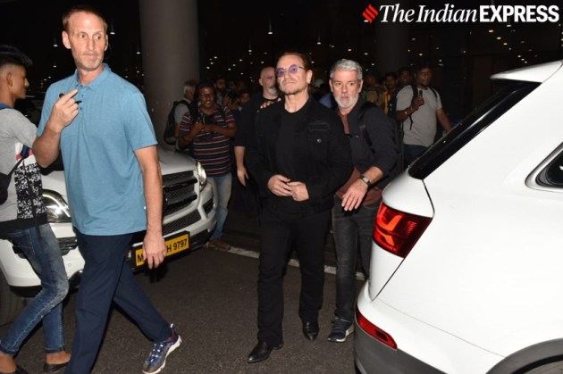 U2 arrives in Mumbai for their maiden India concert | Entertainment ...