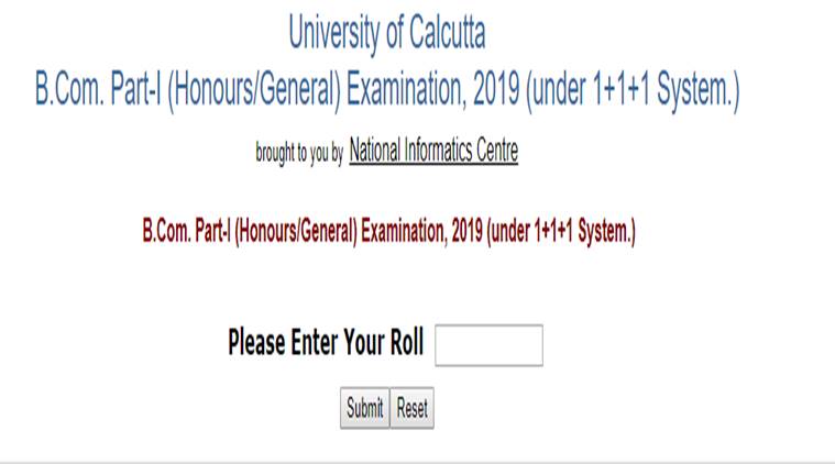 University of Calcutta BCom part-1 result declared, steps to check marks online | Education News ...