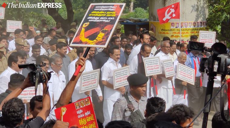As CAA protests continue to create stir nationwide, Cong holds dharna ...