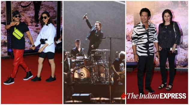 U2 India concert: Deepika Padukone, Ranveer Singh, Sachin Tendulkar and ...