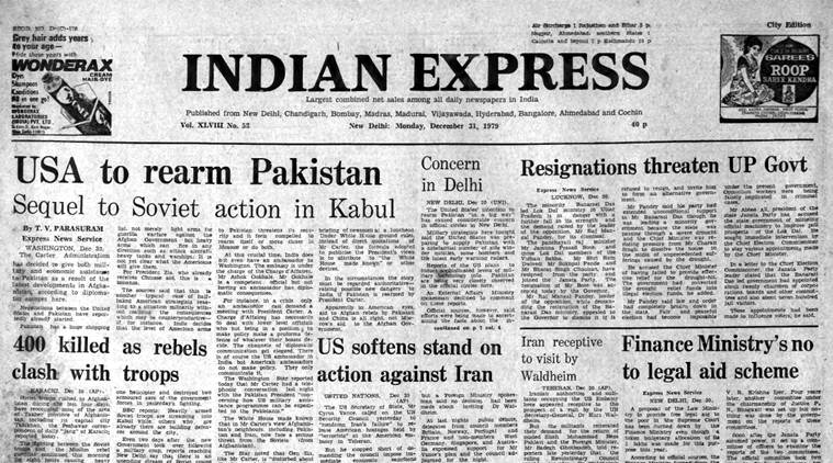 Forty Years Ago, December 31, 1979: US aid to Pakistan | The Indian Express